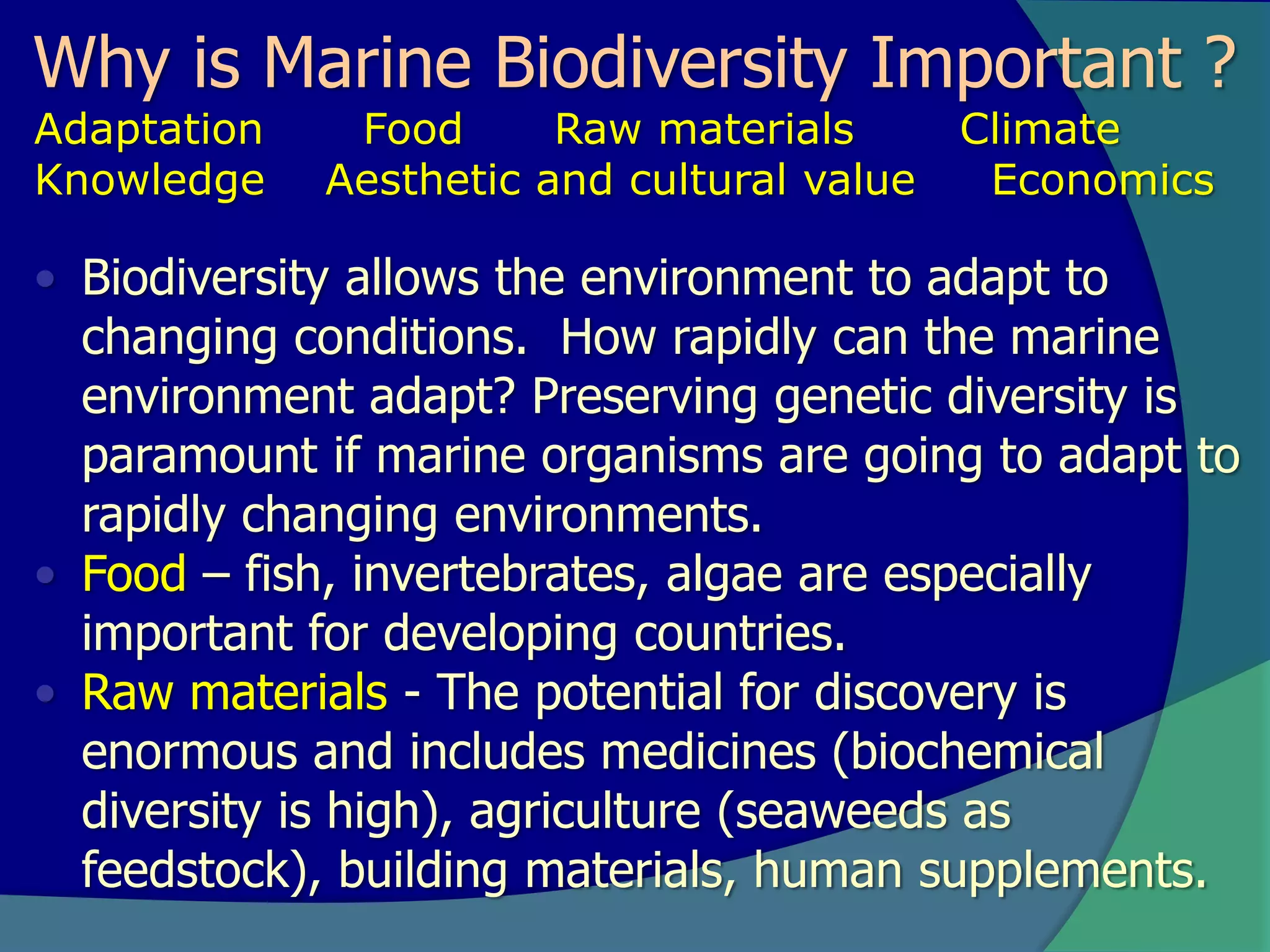 Importance of biodiversity | PPTX