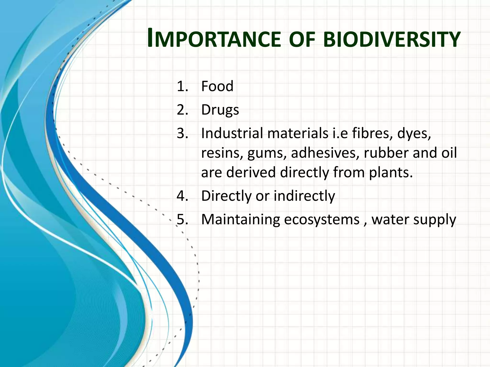 Importance of biodiversity | PPTX