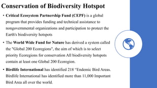 Importance of biodiversity hotspot | PPT