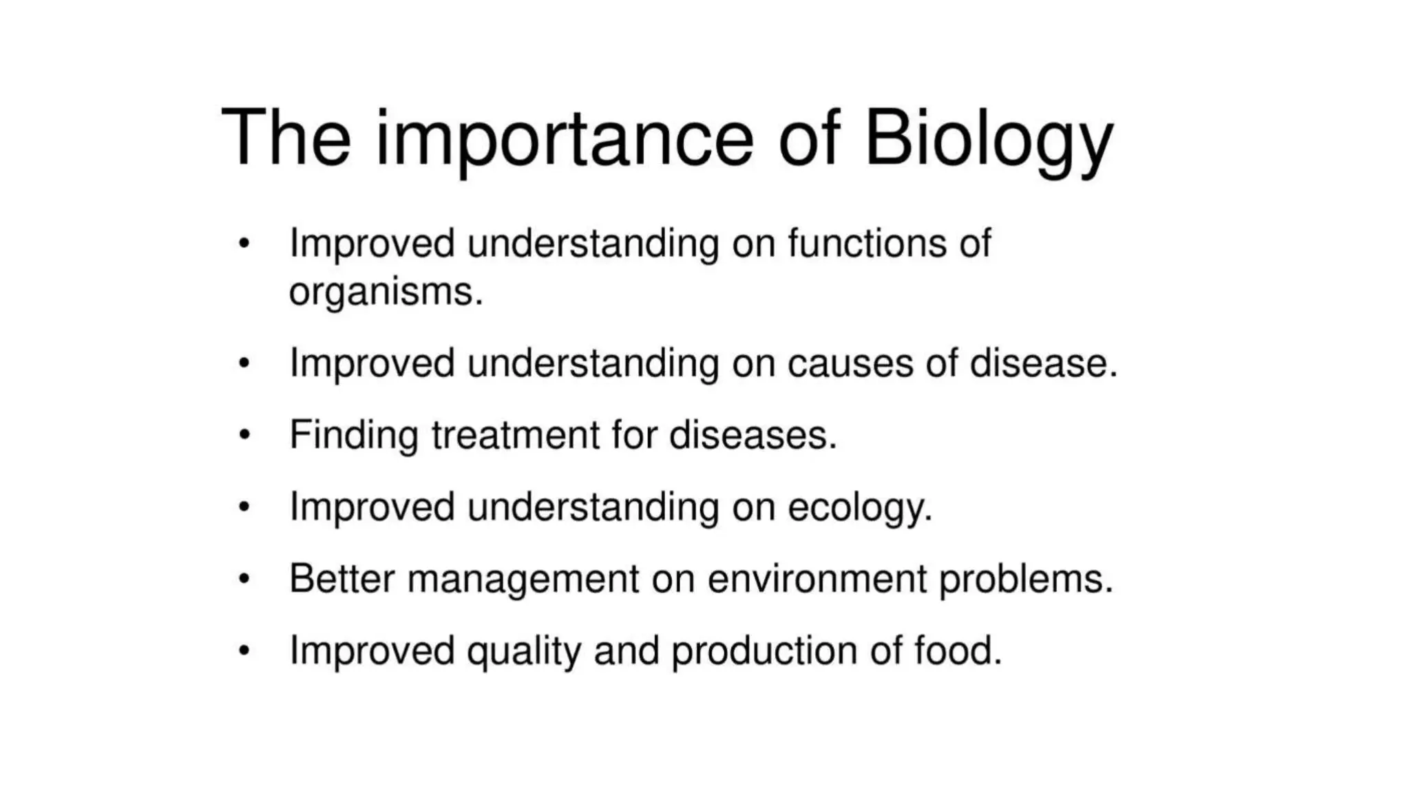 IMPORTANCE OF BIOLOGY.pptx