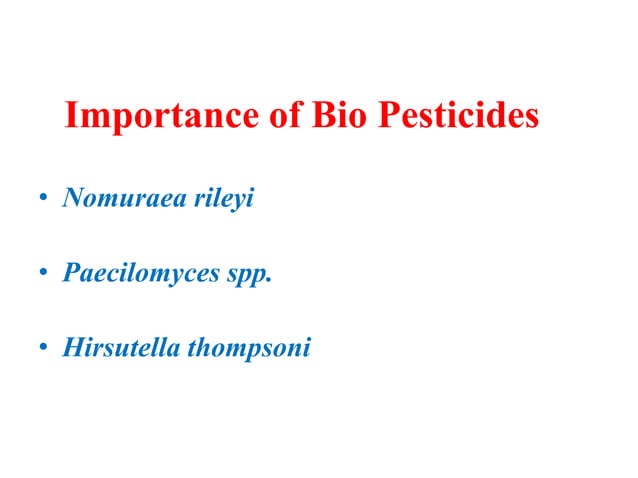 Importance of Nomuraea rileyi , Paecilomyces spp. and Hirsutella ...