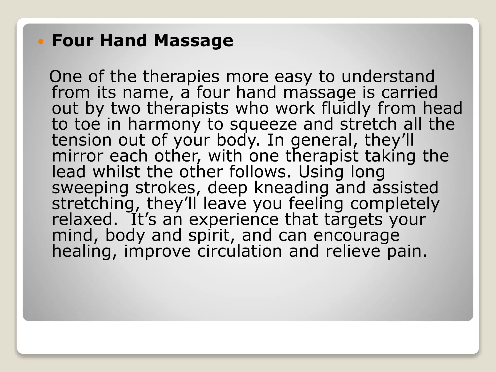 Importance Of Body Spa | PPTX