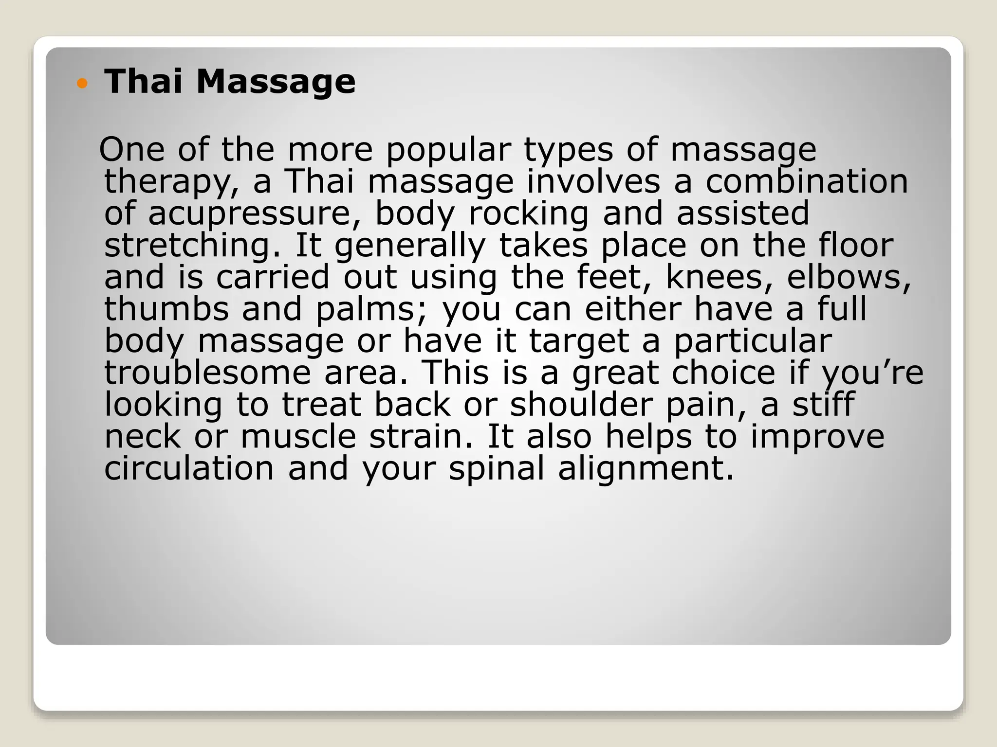 Importance Of Body Spa | PPTX