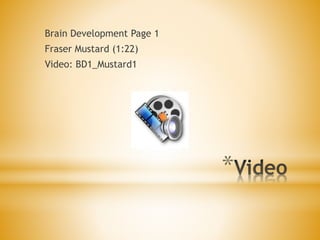 Importance of brain development for better tomorrow part 1 | PPTX