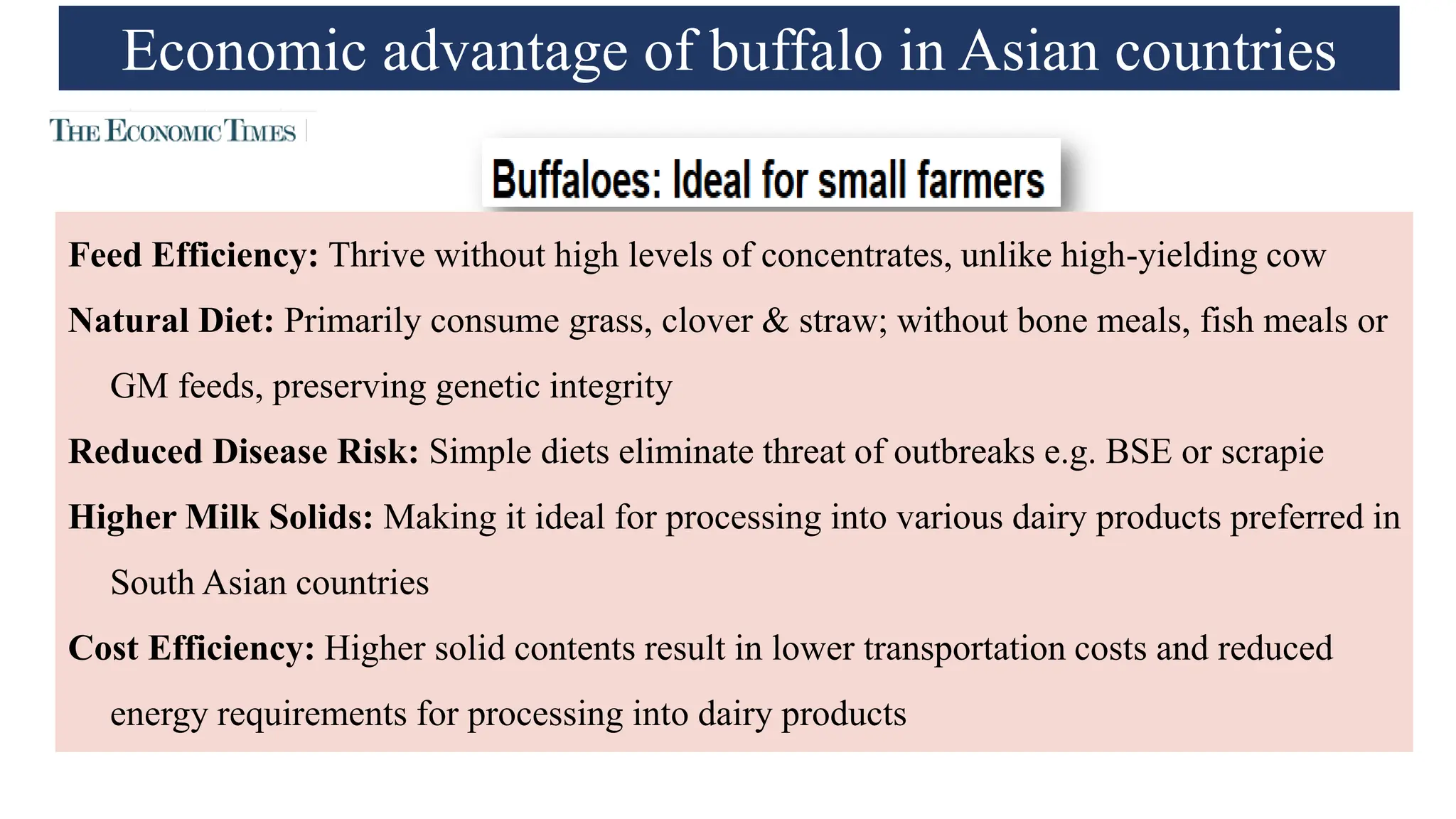 Importance of Buffalo Productivity in India | PDF