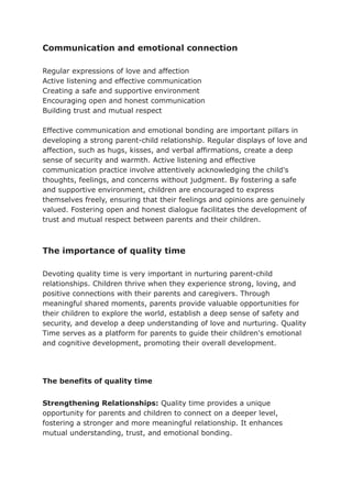 Importance of Building Parents Child Relationships .pdf