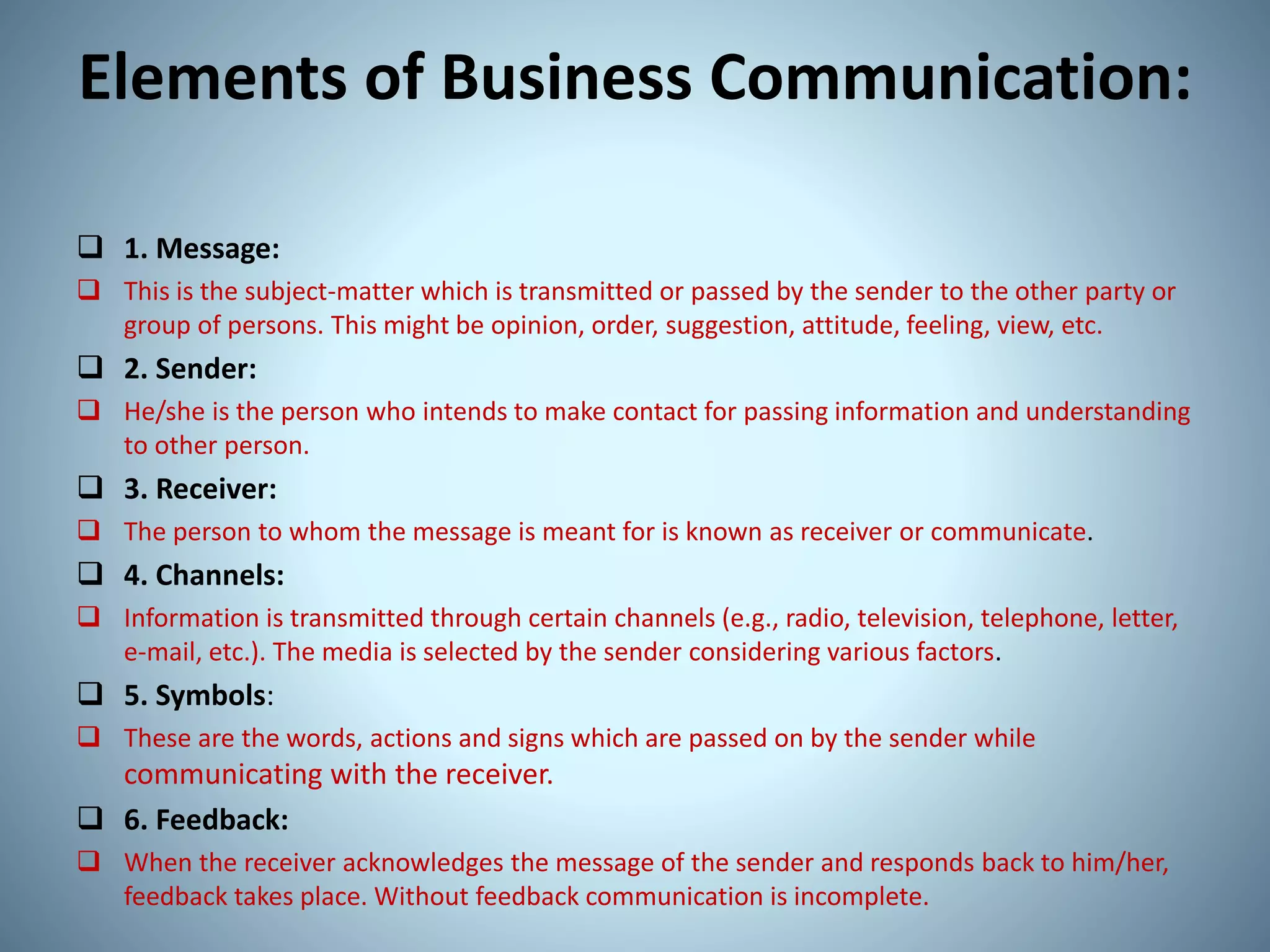 Importance of business communication for developing buyer | PPT