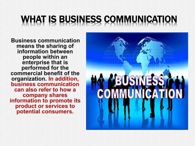 Importance of business communication for developing buyer | PPTX