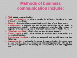 Importance of business communication for developing buyer | PPTX