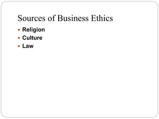 Importance of business ethics | PPTX