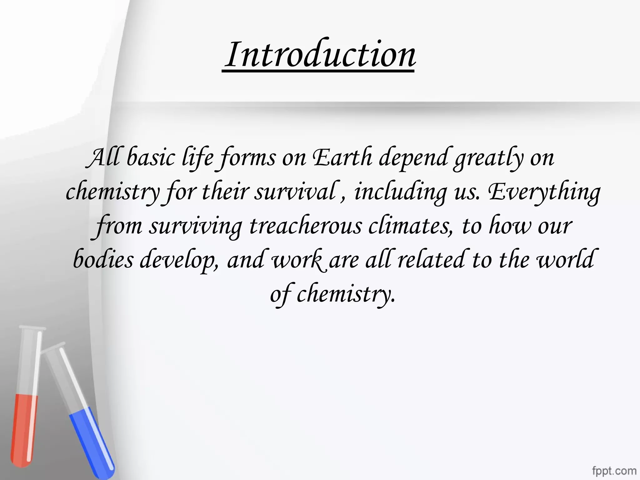 Importance of chemistry in daily life | PPT