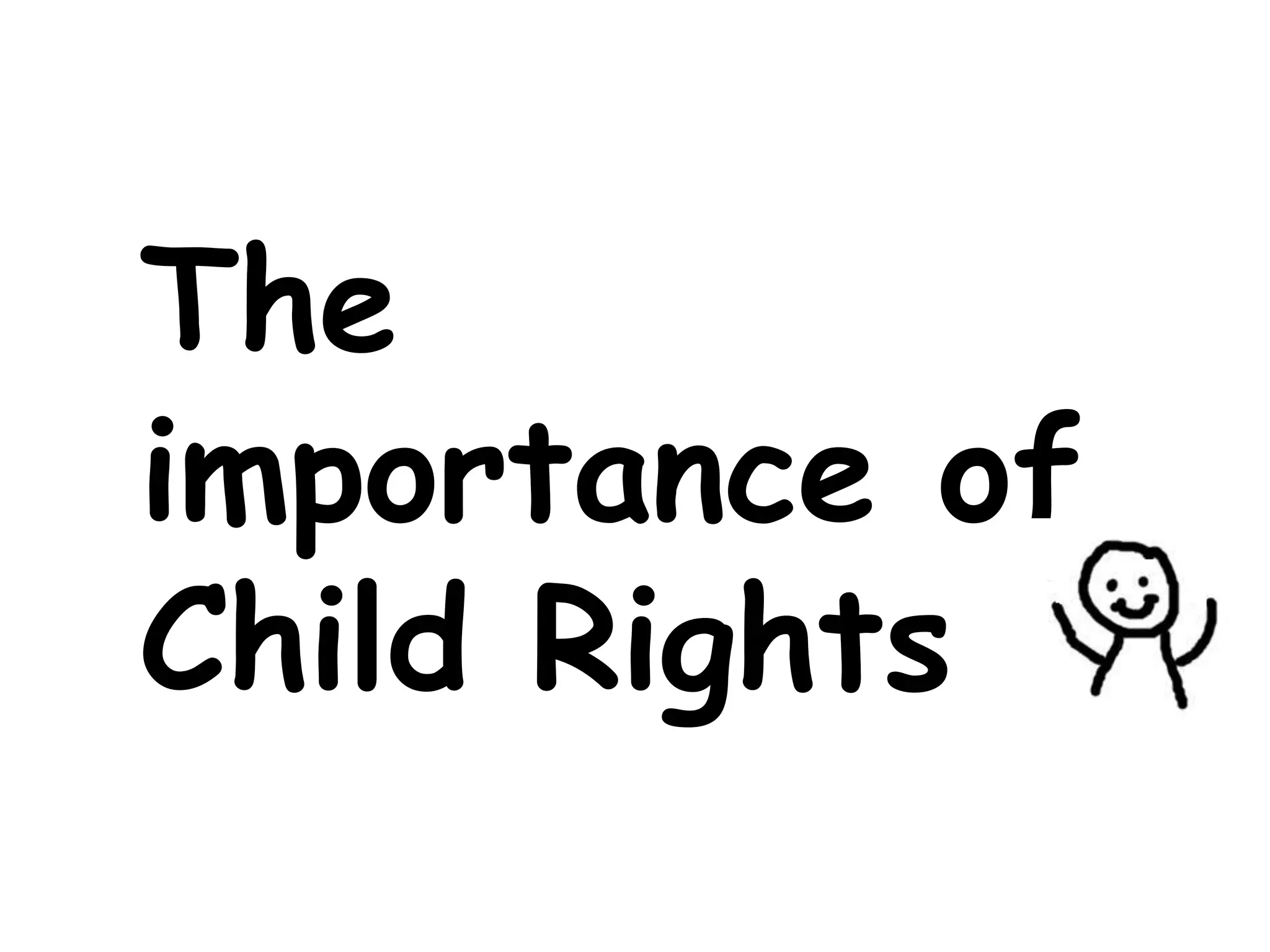 Importance of Child Rights | PPTX