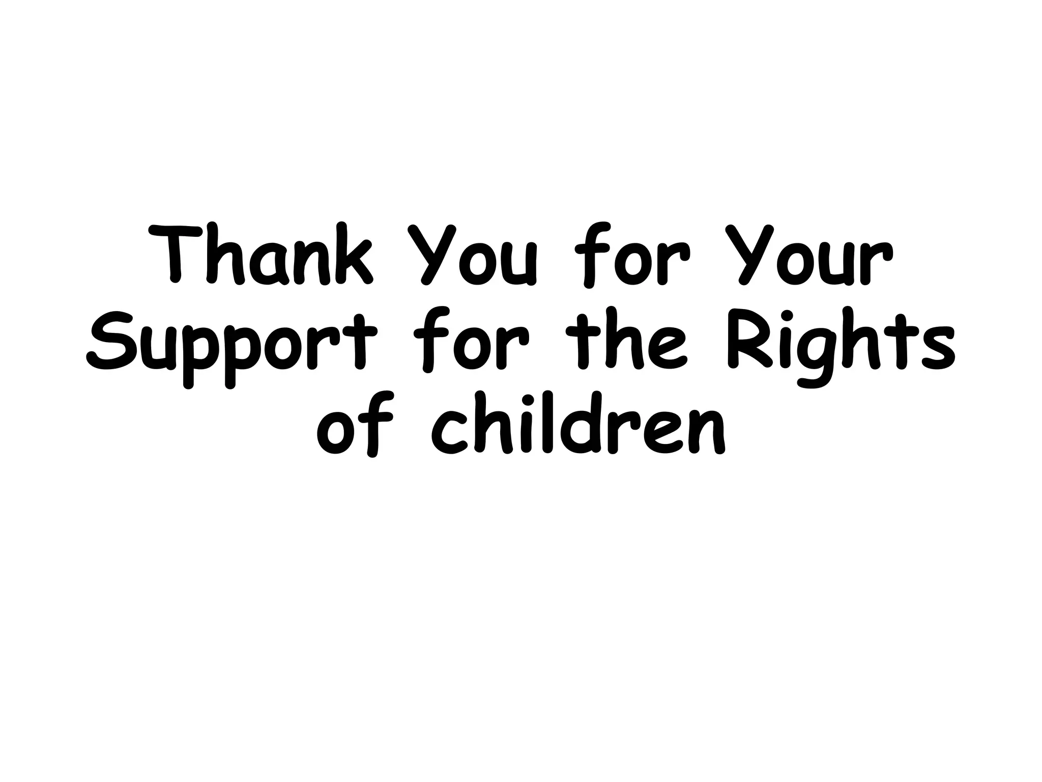 Importance of Child Rights | PPTX