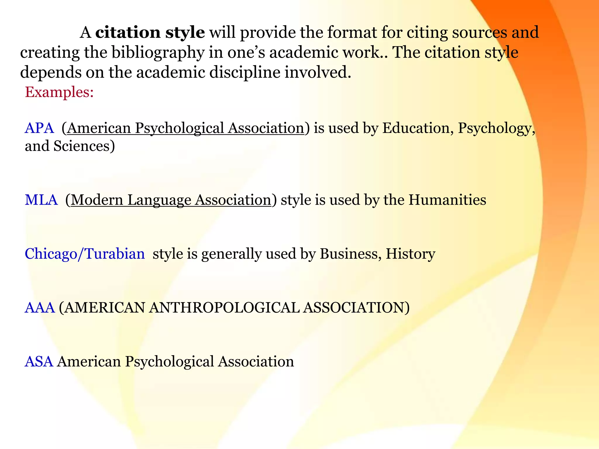 The importance of citation | PPTX