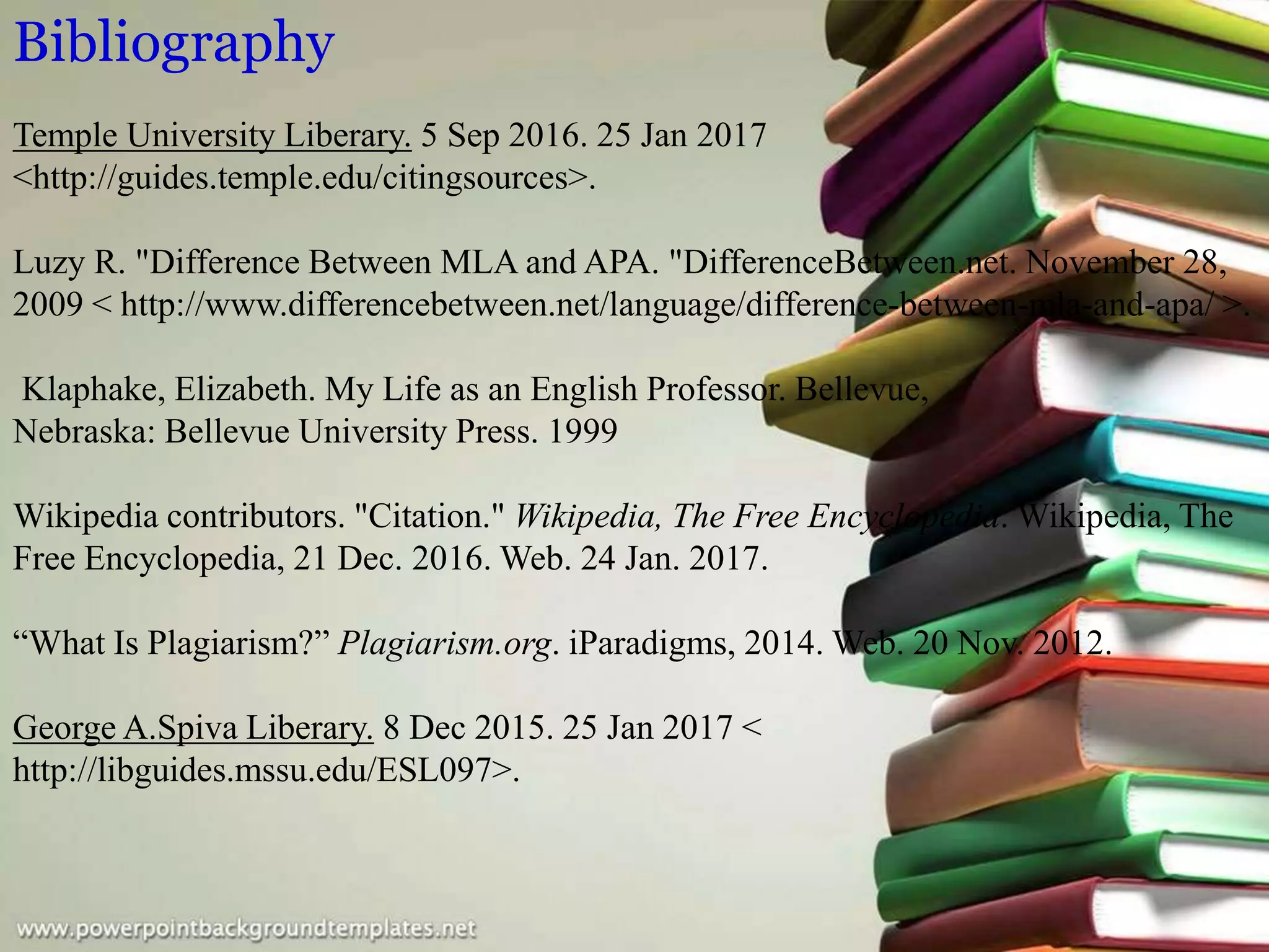 The importance of citation | PPTX