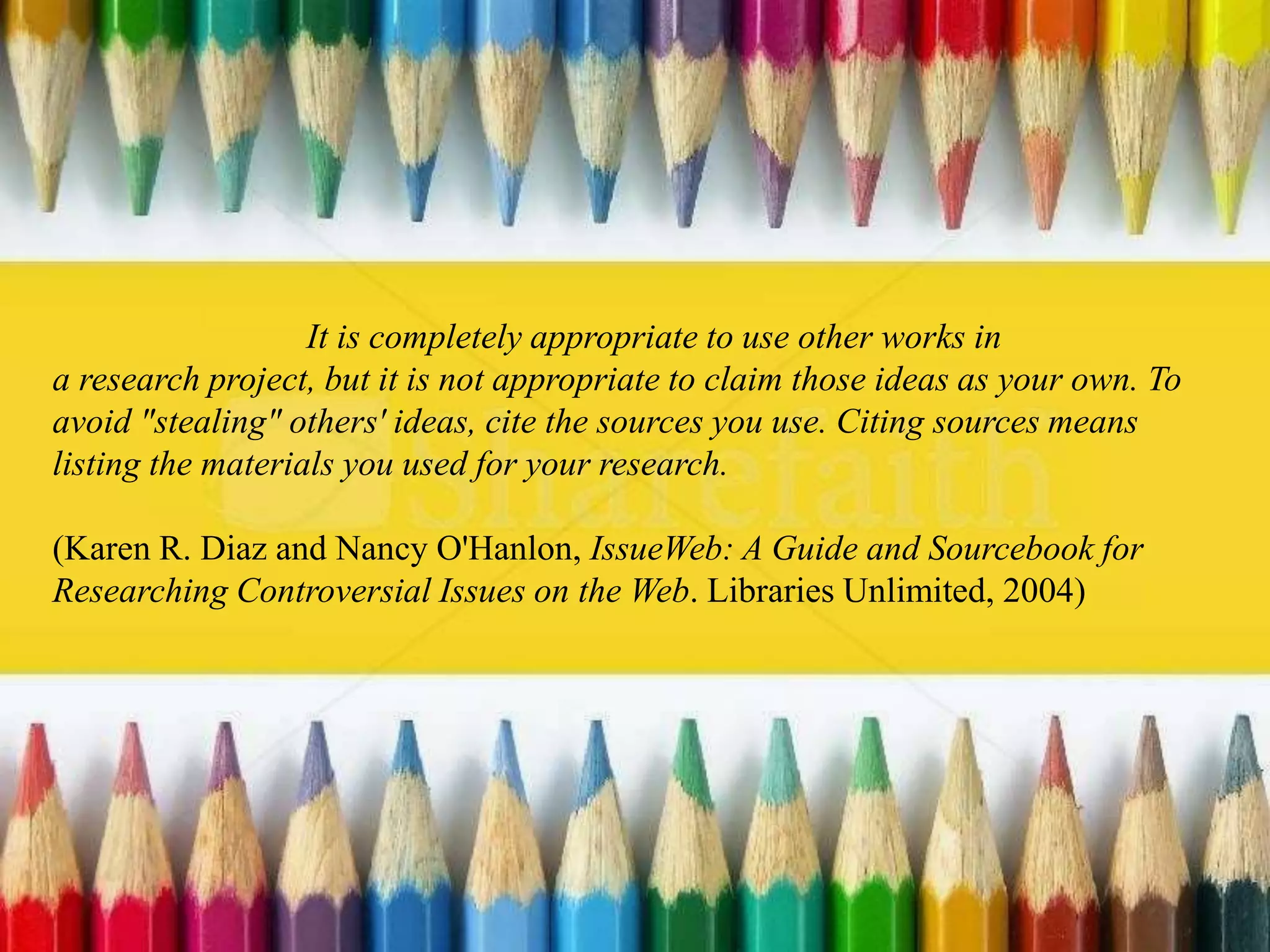 The importance of citation | PPTX