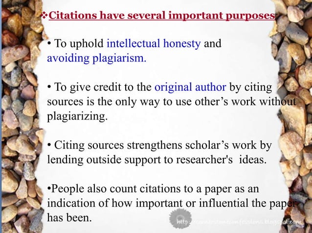 The importance of citation | PPTX