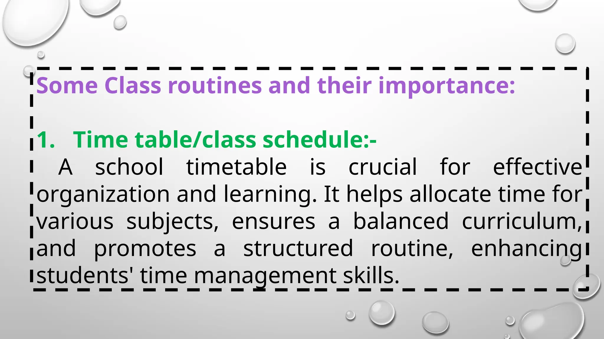 Importance of Classroom routine and Structuring.pptx