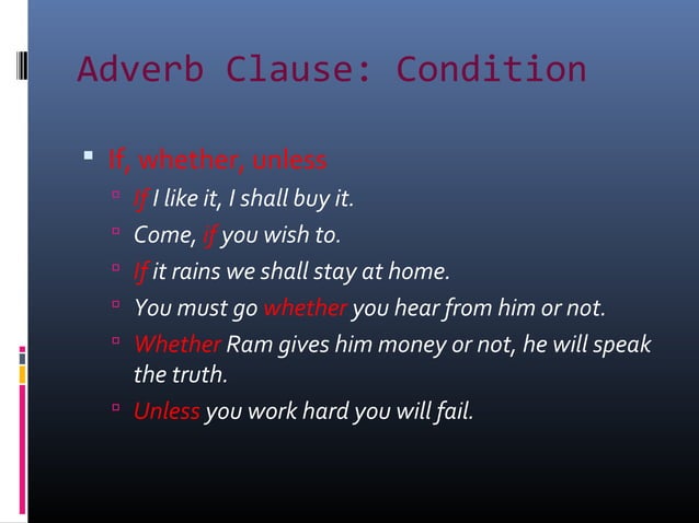 Importance of clause | PPT