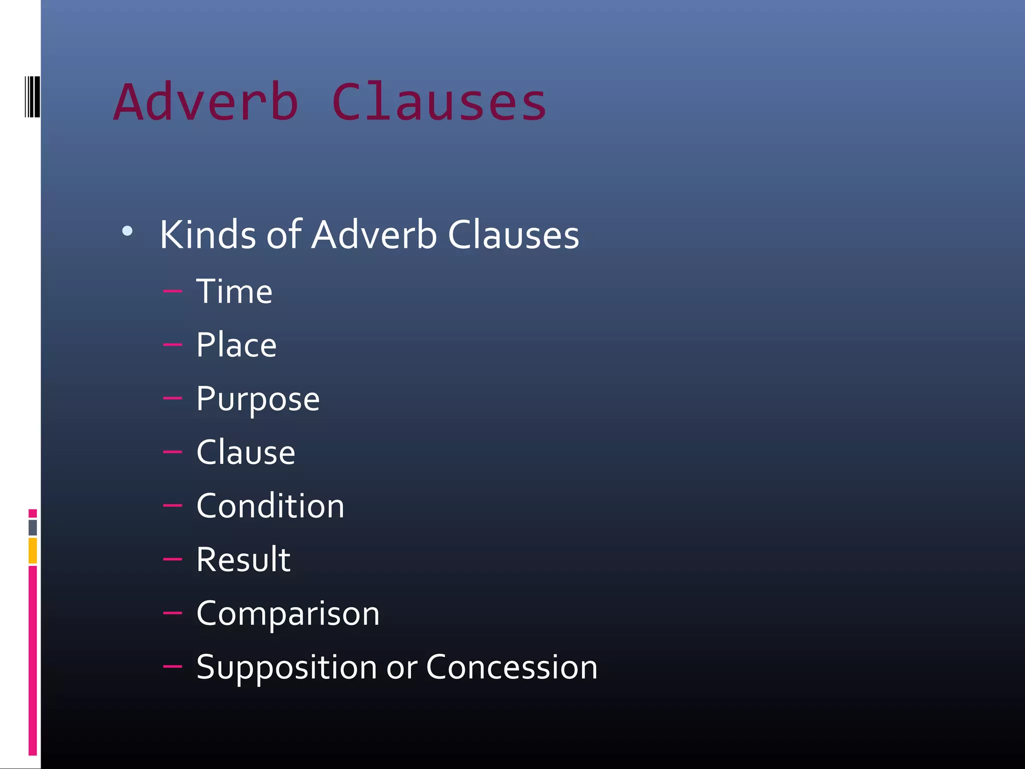 Importance of clause | PPT