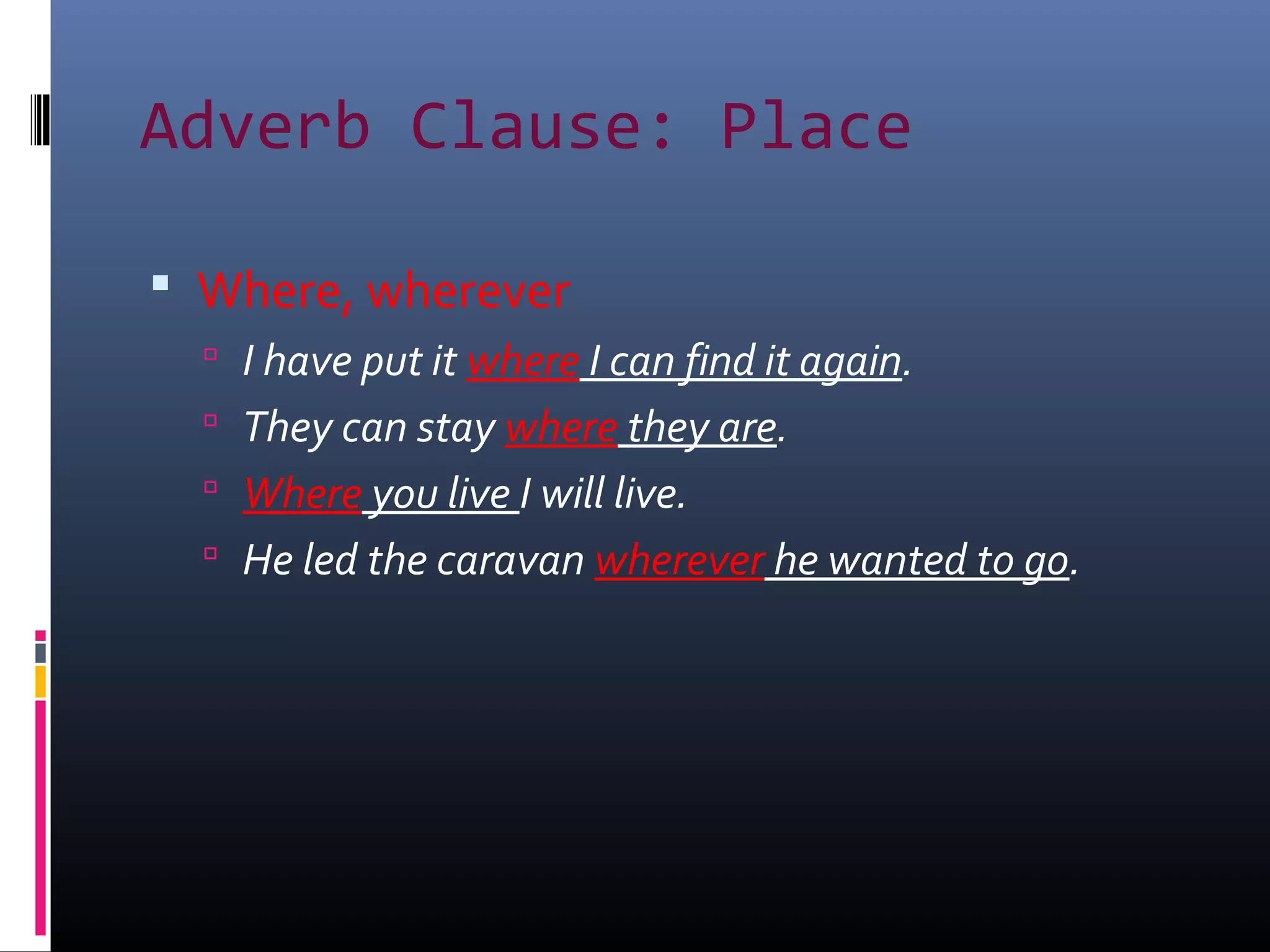 Importance of clause | PPT