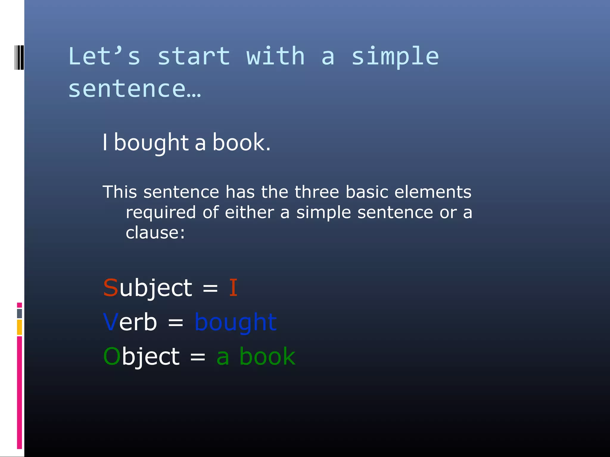 Importance of clause | PPT