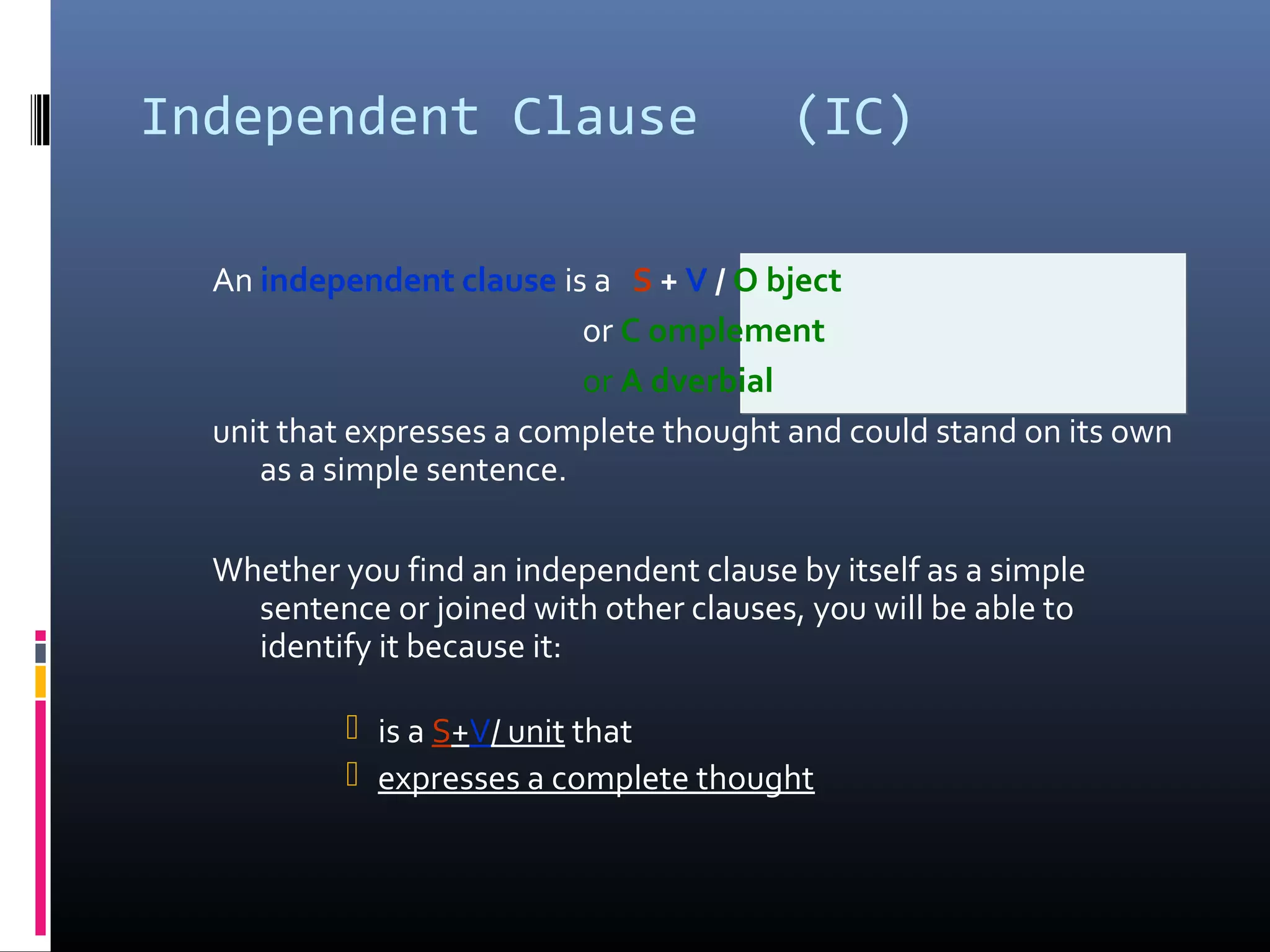 Importance of clause | PPT