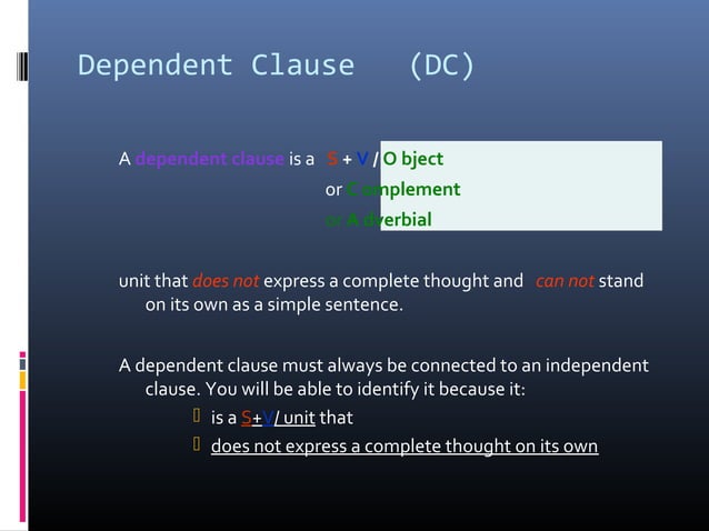 Importance of clause | PPT