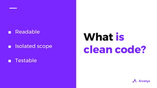 The importance of clean code | PDF