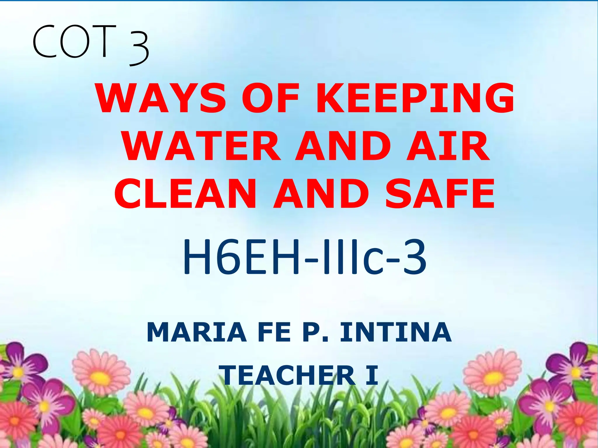 Importance of clean water and air to the community.pptx