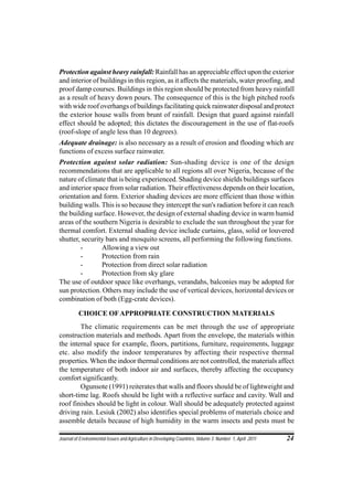 Importance of climate to architectural designs in nigeria | PDF