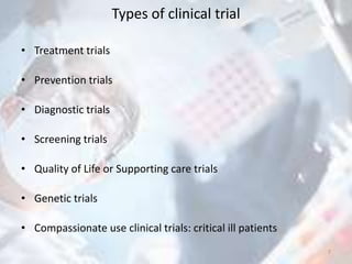 Importance of clinical trials | PPTX