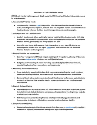 Importance of CMA data to SME owners.docx