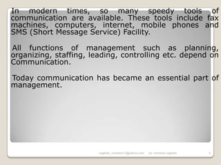 Importance of communication | PPSX