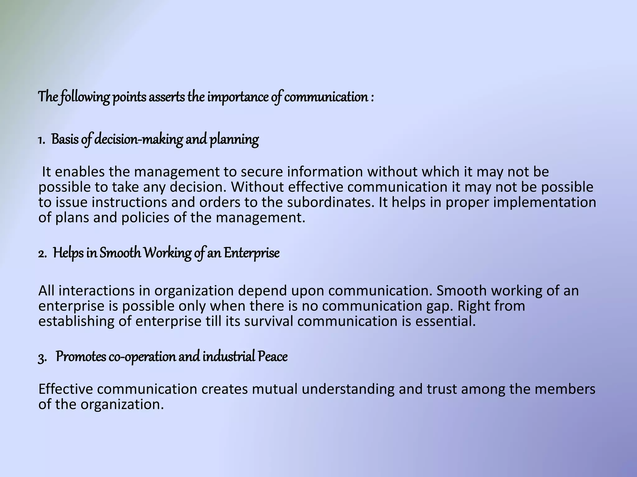 Importance of communication | PPT