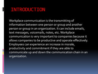Importance of communication | PPTX