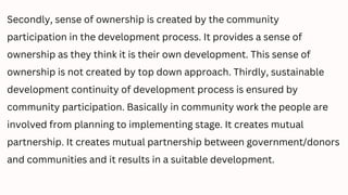 Importance of community participation in development projects.pdf