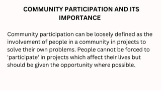 Importance of community participation in development projects.pdf