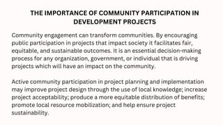 Importance of community participation in development projects.pdf