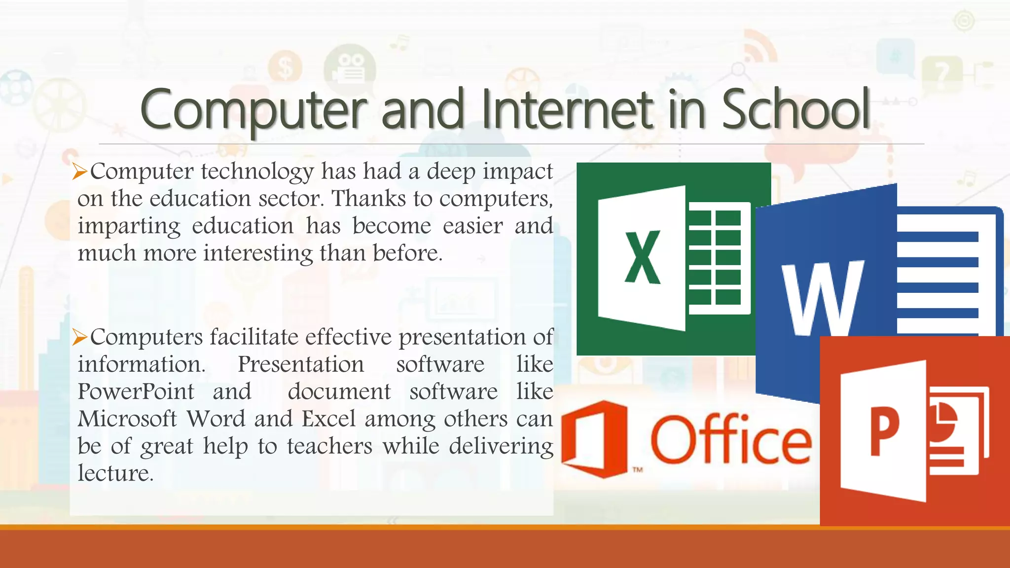 Importance of computer and internet | PPTX