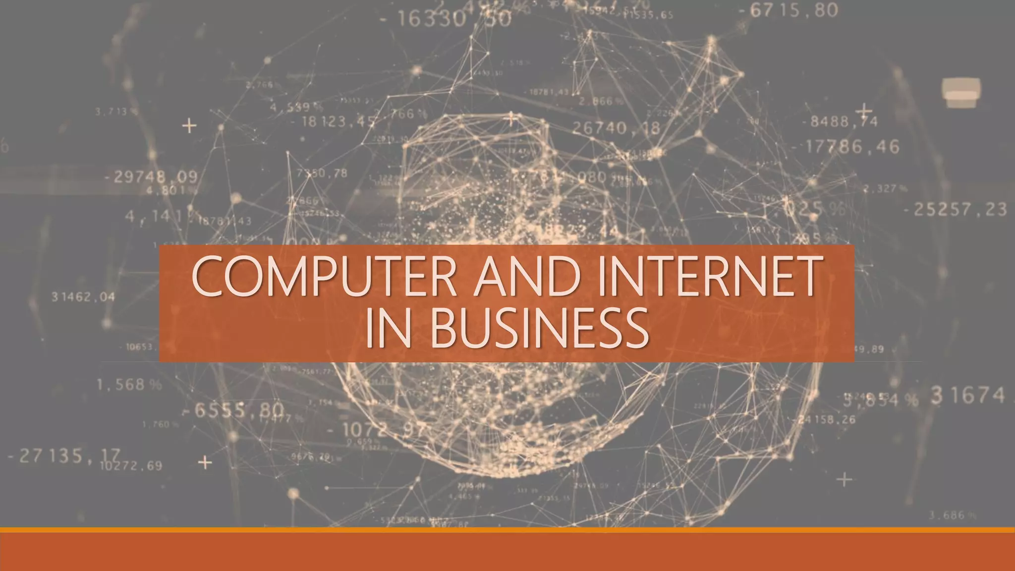 Importance of computer and internet | PPTX
