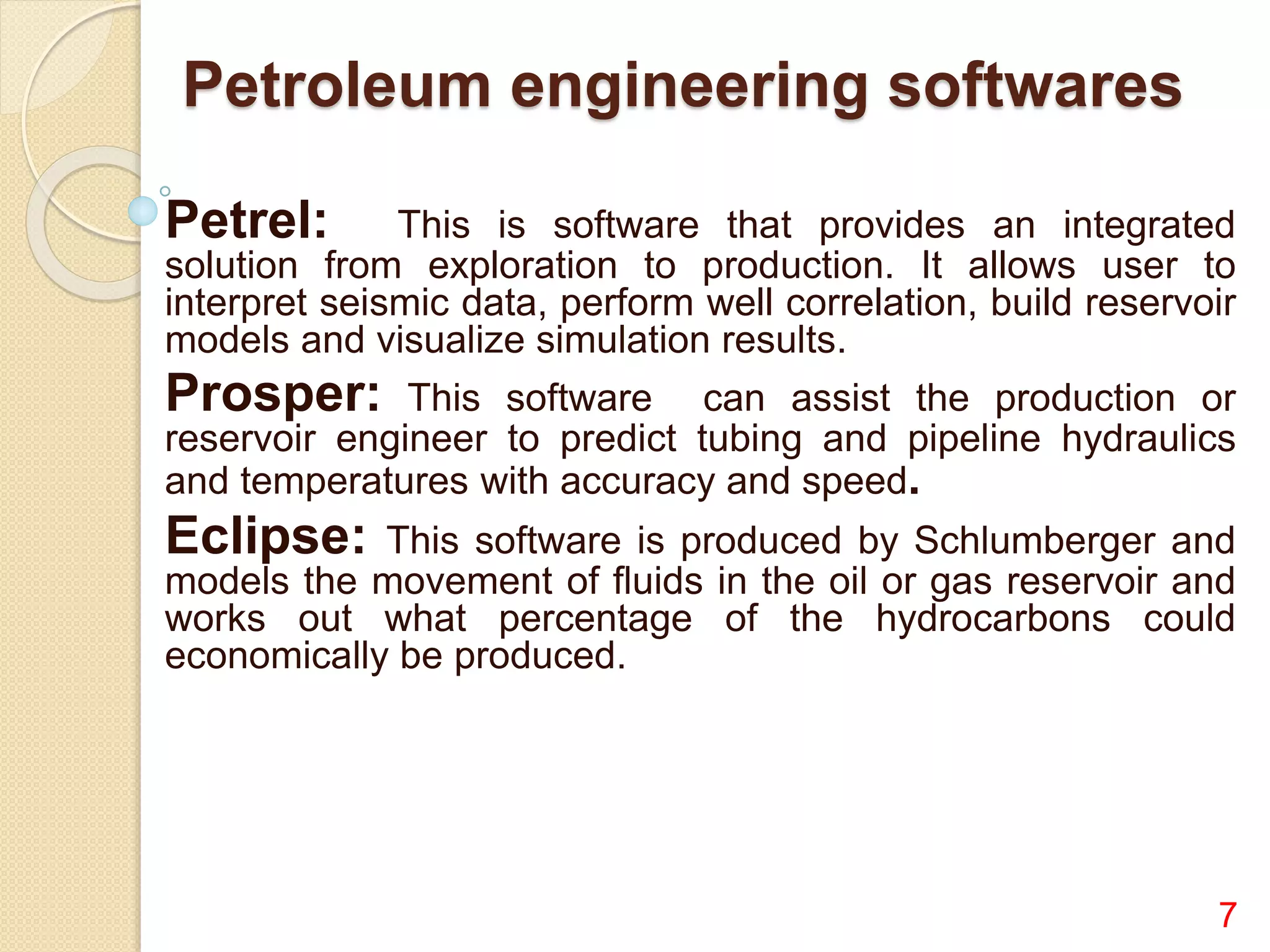 Importance of Computer In Petroleum Engineering | PPTX