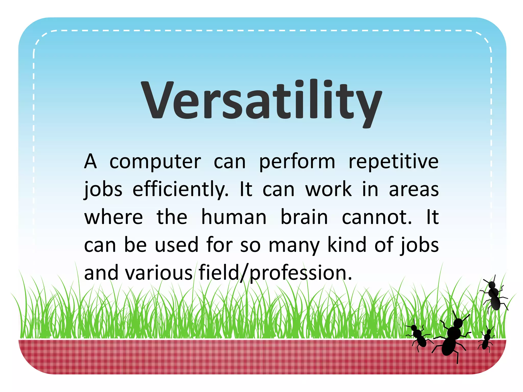 Importance of computer | PPTX