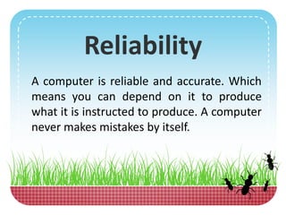 Importance of computer | PPTX