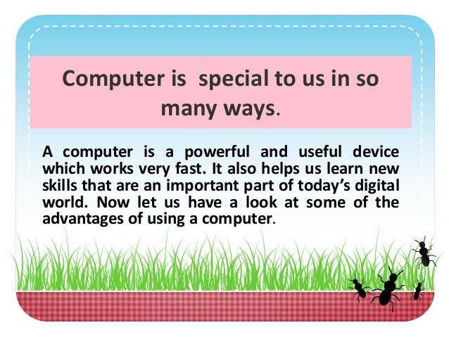 Importance of computer