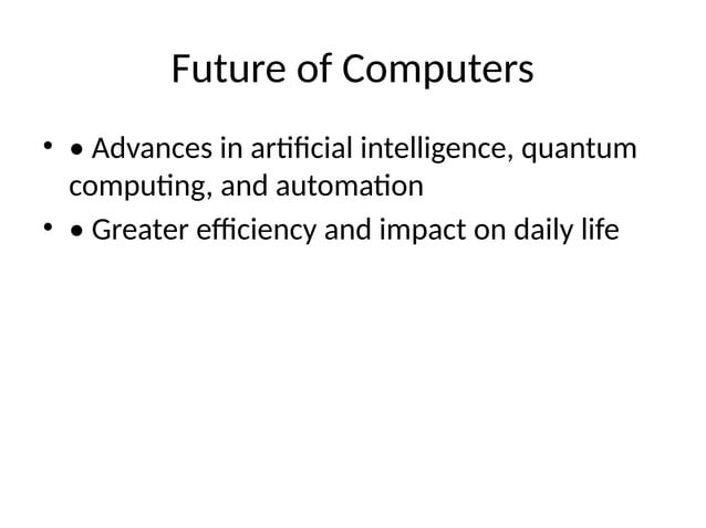 The Importance of Computers in Everyday Life | PPTX