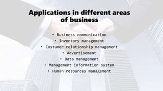 Importance of computers in business | PPTX