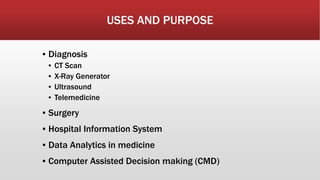 Importance of computers in Medicine,/Healthcare | PPTX
