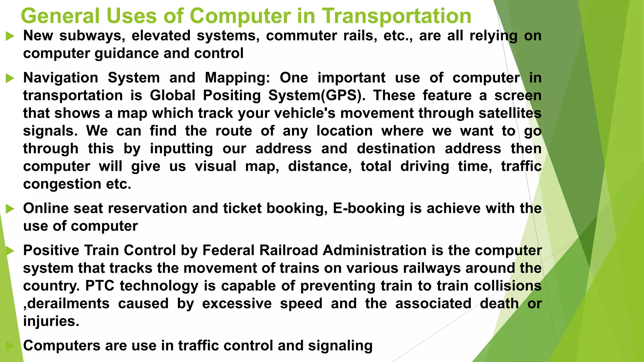 IMPORTANCE OF COMPUTERS IN TRANSPORTATION GROUP15.pptx