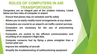 IMPORTANCE OF COMPUTERS IN TRANSPORTATION GROUP15.pptx